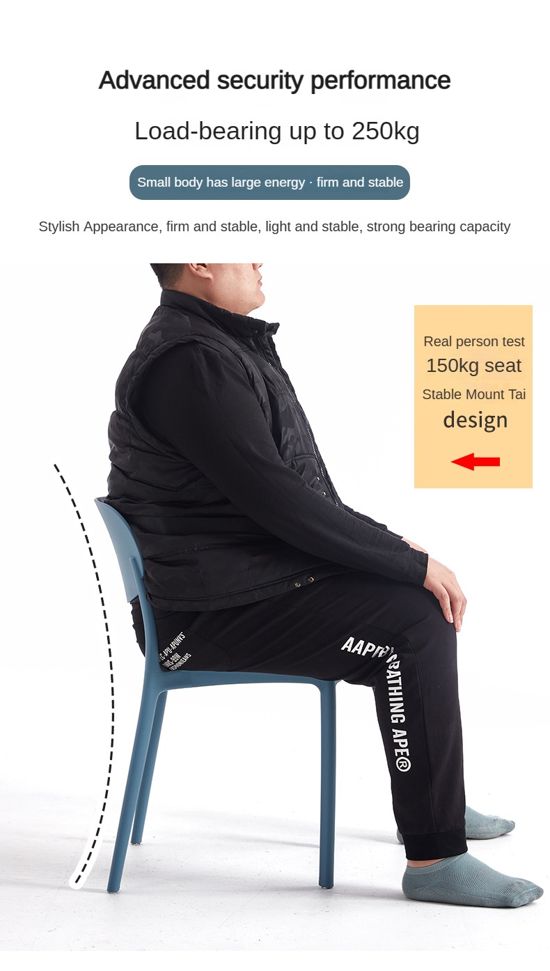 Nordic Candy Chairs Plastic Chairs Stackable Coffee Chairs Dining ...