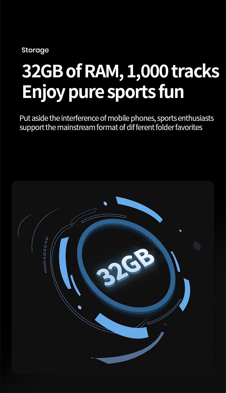 Polvcdg-H21 IPX8 2M Waterproof Swimming Headset Bone Conduction Headphones MP3 Player Hanging ...