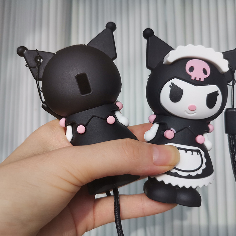 Cute design Kuromi shape infinity and phantom cover pendant with ...