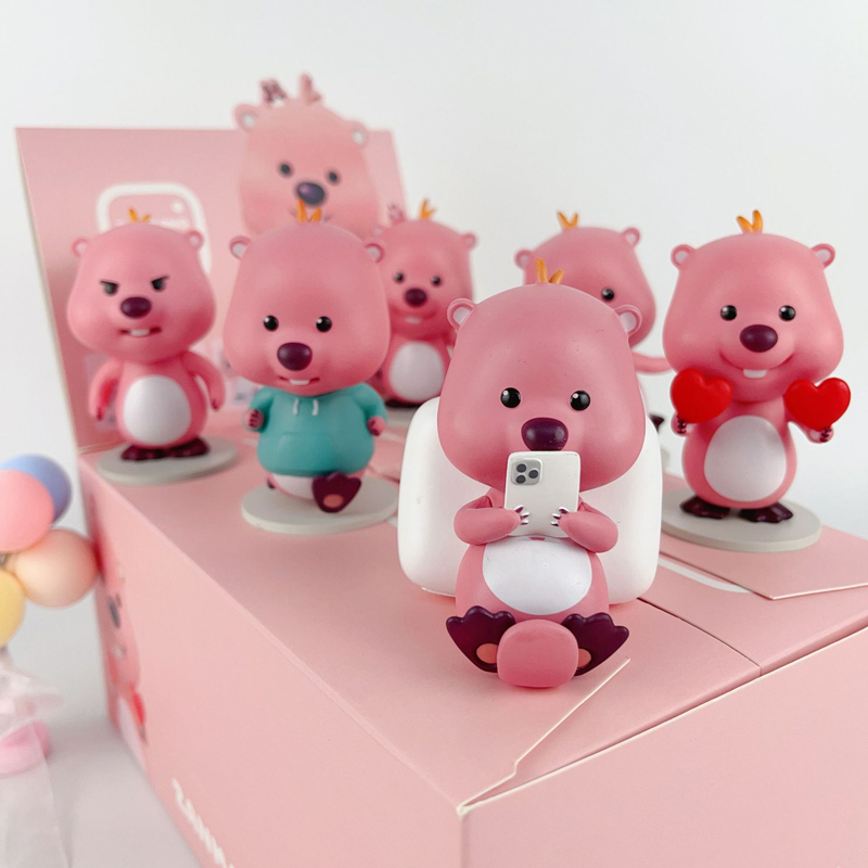 6Pcs/Set 6-7cm Korean Cartoon Pororo the Little Penguin Zanmang Loopy ...