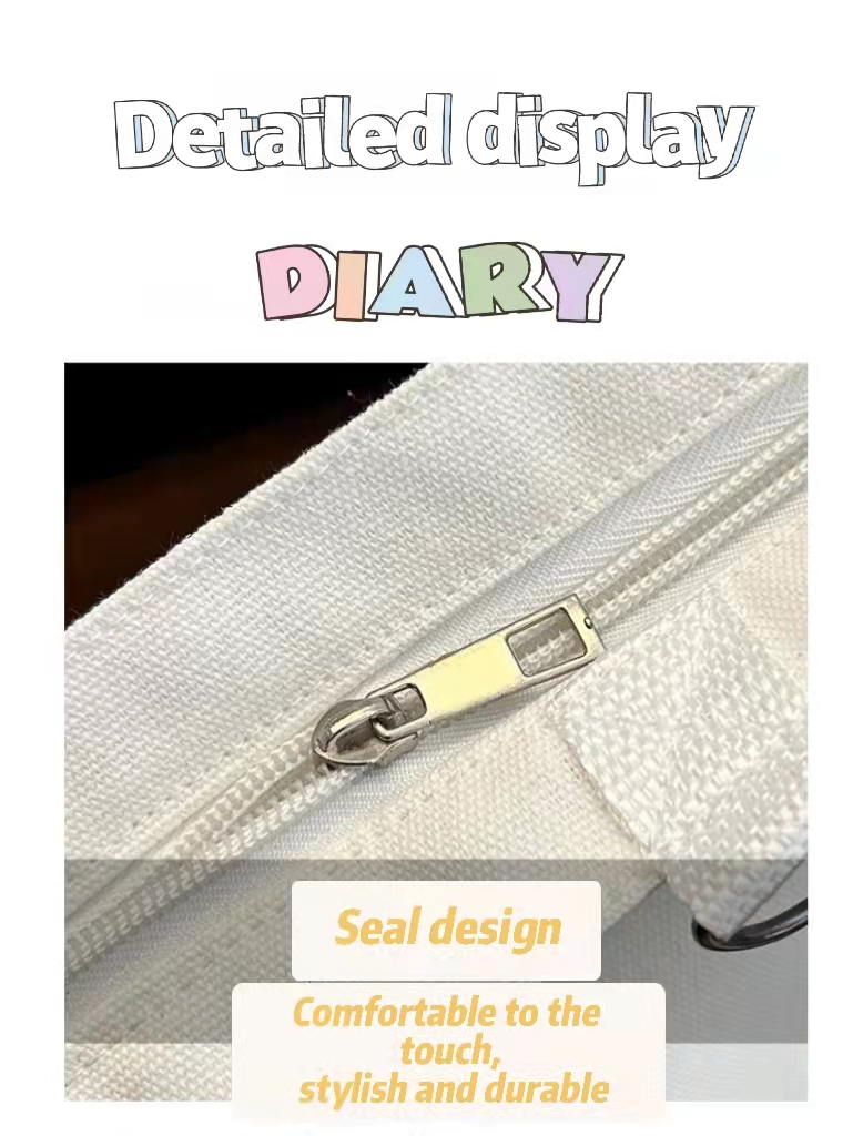 Tote Canvas Students Shoulder Bag Handbag School Shopping Korean Large ...