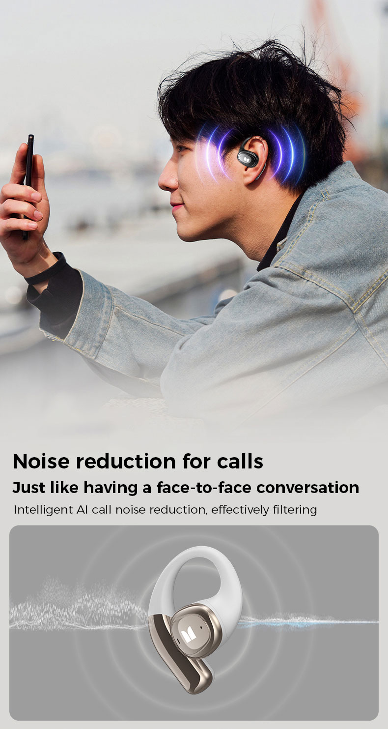 Monster AC311 Bluetooth Earbuds Wireless Earphone Open Ear Earphone ...