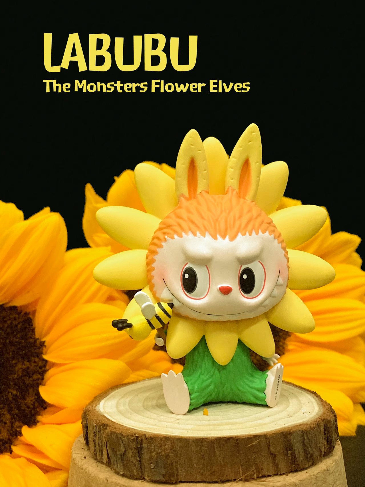 POPMART authentic LABUBU flower spirit series blind box hand action ...