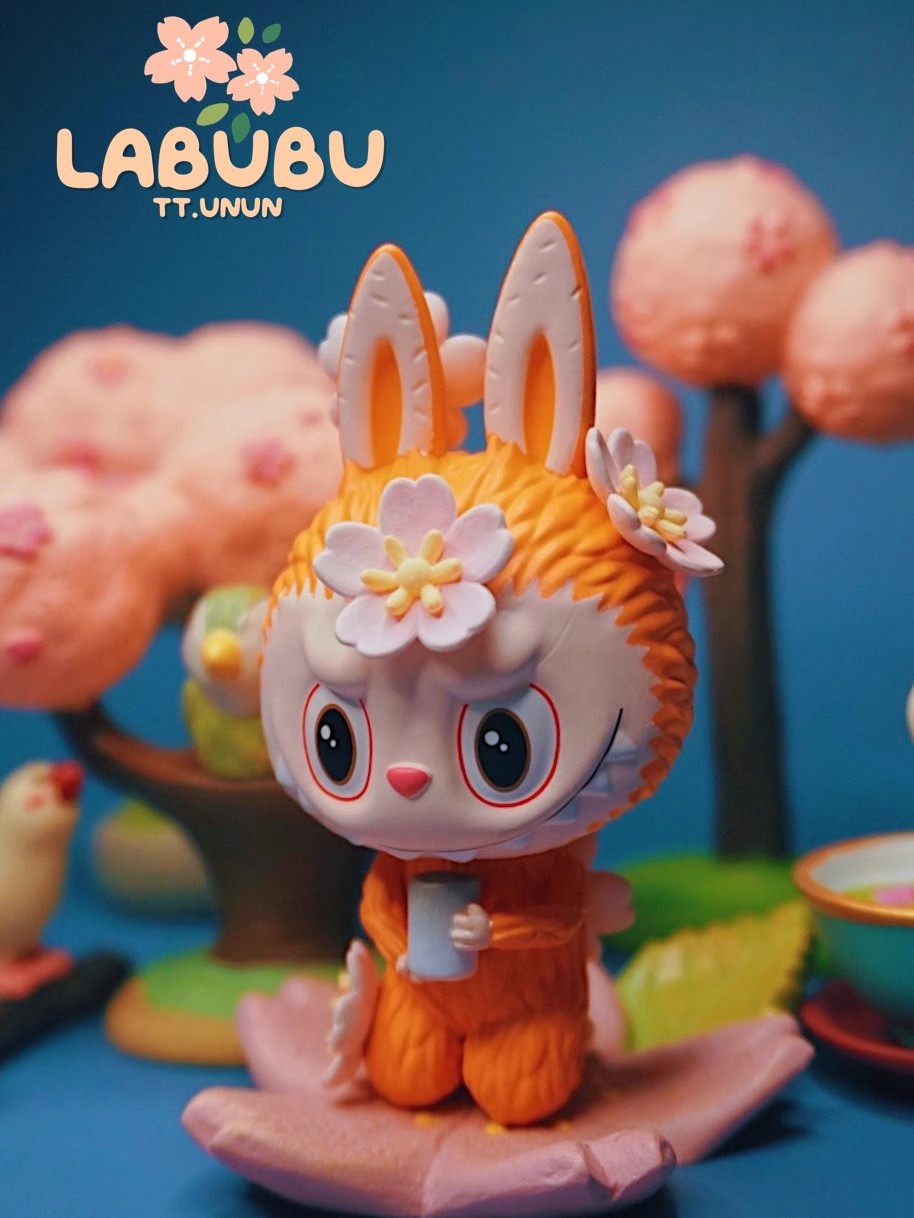 POPMART authentic LABUBU flower spirit series blind box hand action ...