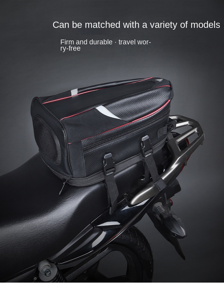 Waterproof Motorcycle Luggage Tail Bag Back Seat Bag Travel Bag ...