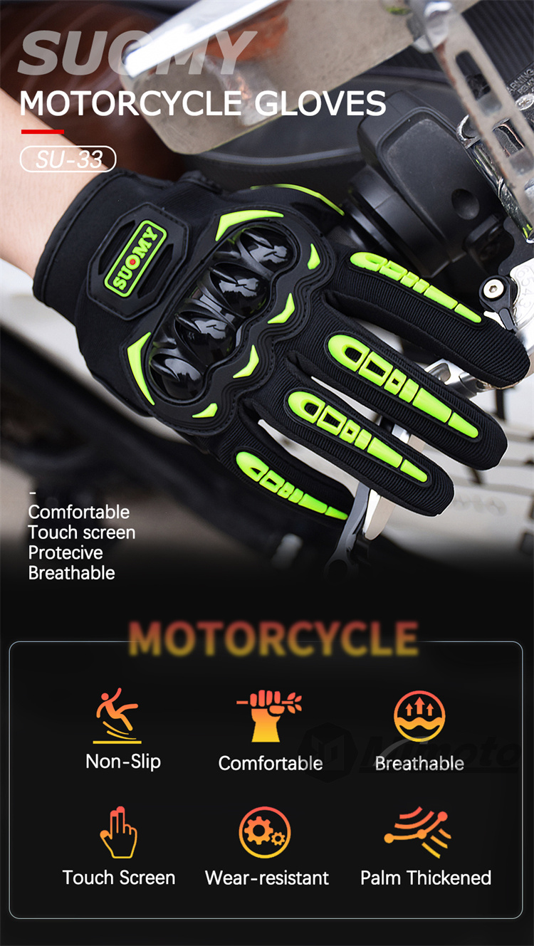 Summer Mesh Motorcycle Gloves Men Breathable Motocross Motorbike Moto ...