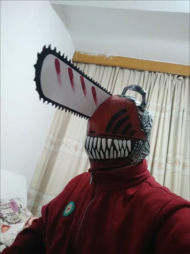 Chainsaw Man Denji Mask New Style Horror cosplay Headgear Halloween ...