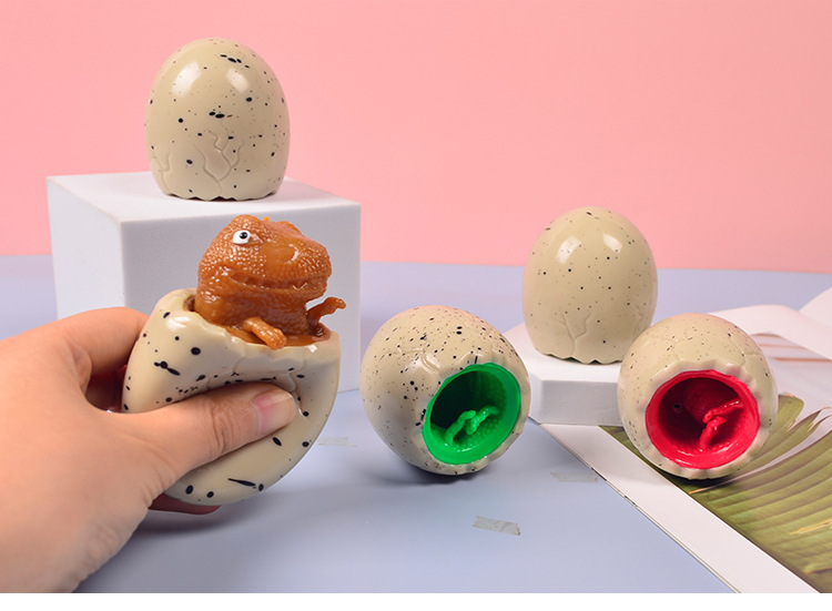 Children Creative Dinosaur Egg Anti Stress Squeeze Toys Fun Pinch ...