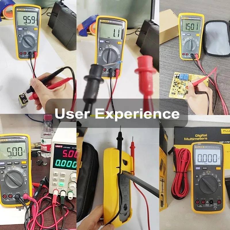 Fluke 15B+17B+ Digital Multimeter Tester AC/DC Voltage Current ...