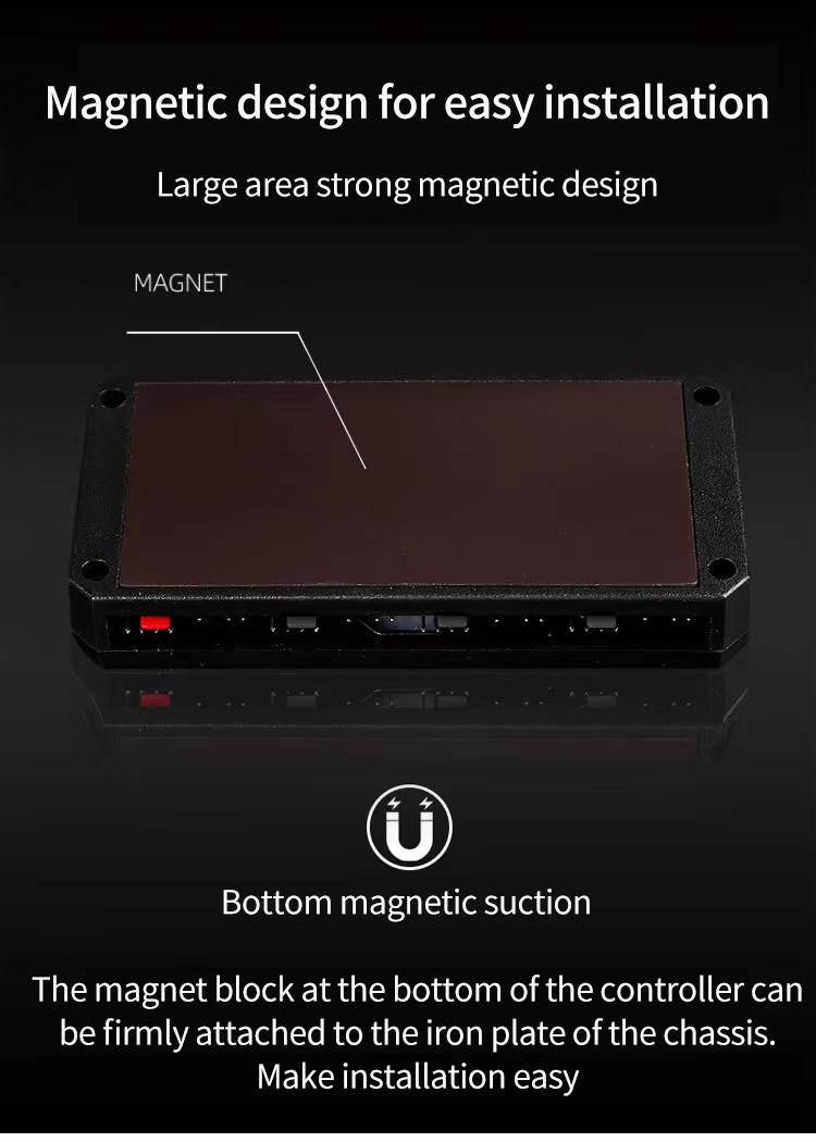 Jungle Leopard Smart Hub 5V 3PIN ARGB 4 Pin PWM 9 Ports PC Case CPU Fan ...