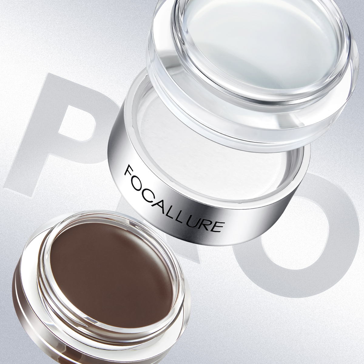 FOCALLURE Pro-shape Duo Eyebrow Cream&Gel 2-in-1 3D Sculpted High ...