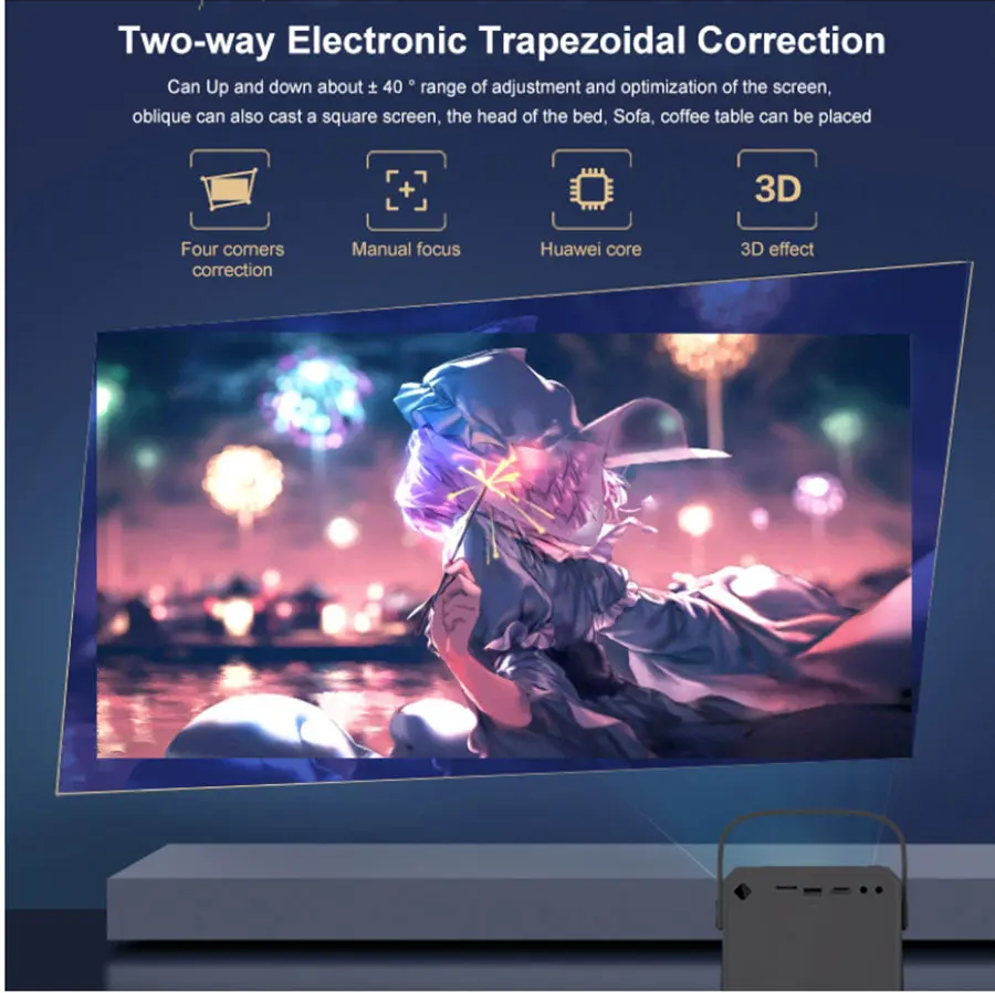 Mini Android Projector For Phone Home Theater Portable Smart Phone ...