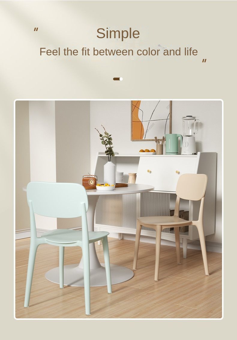 Nordic Candy Chair Plastic Chair Cafe Chair Dining Chair Study Chair ...