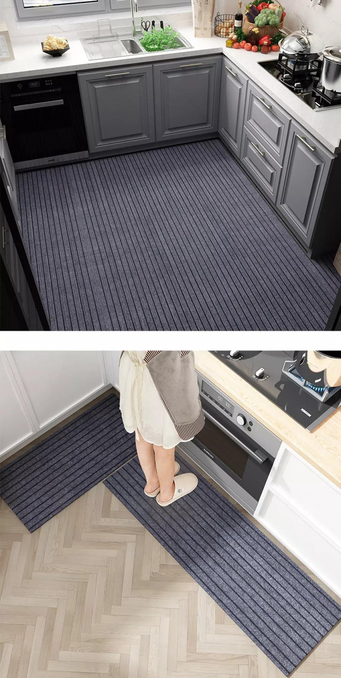 Anti-slip Kitchen Floor Mat Super Absorbent Carpet Customize Lapik Kaki ...
