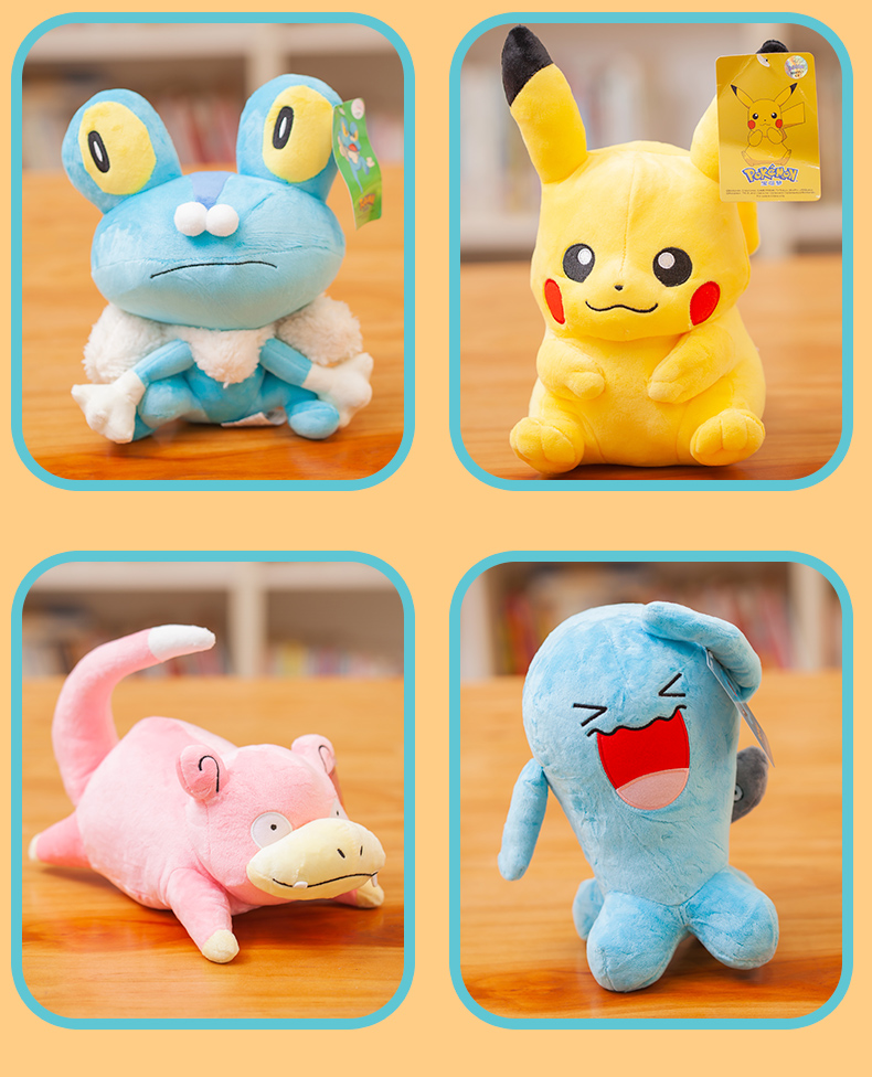 Creative Plush Toy Pokémon Series Fat Ding Yibu Pikachu Doll Doll ...