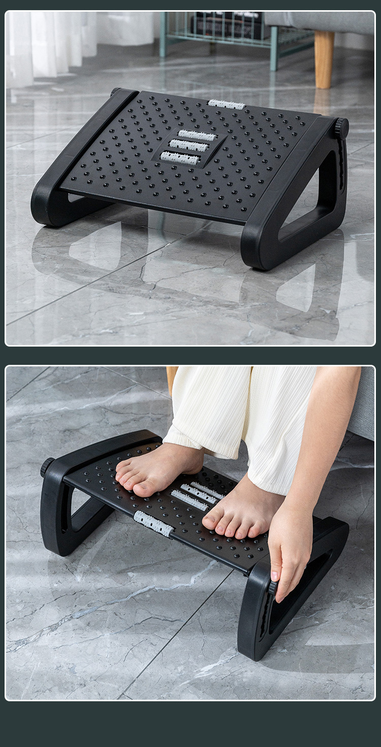 JAERSENT Adjustable Footrest ergonomic Foot Rest Office Under Desk With ...