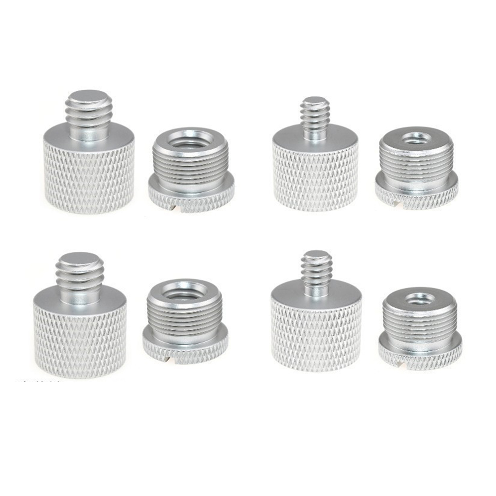 8 Pieces Mic Stand Adapter 5/8 Female to 3/8 Male and 3/8 Female to 5/8 ...
