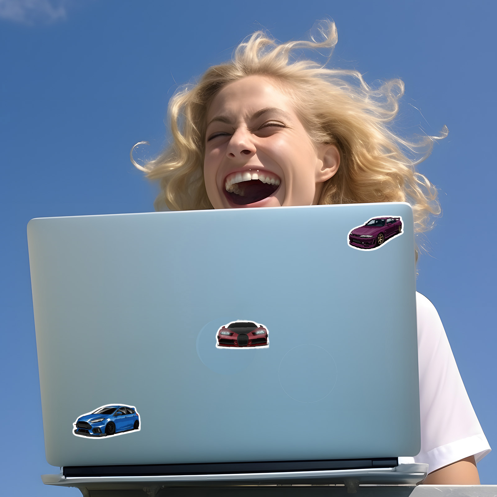 50 pcs Unique Creative Racing Car Stickers, Pretty Cool Aesthetics ...