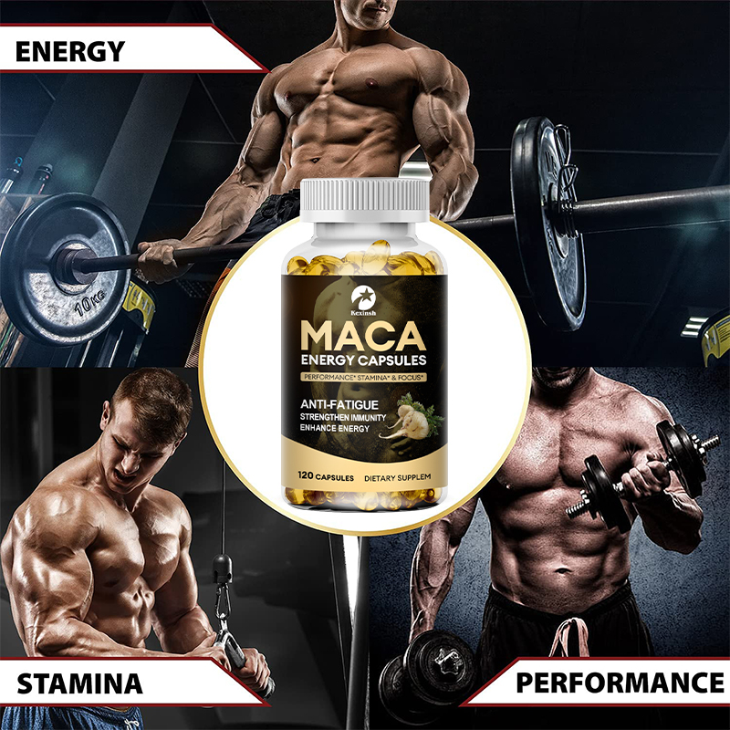 Maca Root Capsules With Ashwagandha & For Natural Energy Booster ...