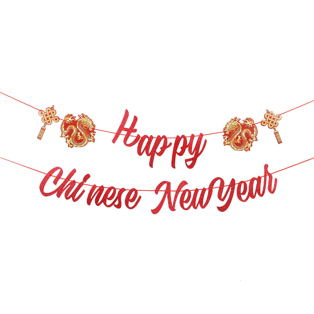 New Year Decoration Flagging Happy Chinese New Year Flagging Home ...