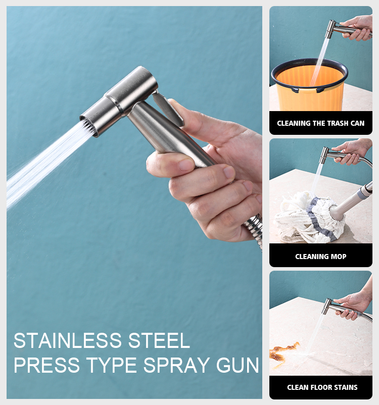 High pressure Bidet spray set hand bidet two way tap faucet bathroom ...