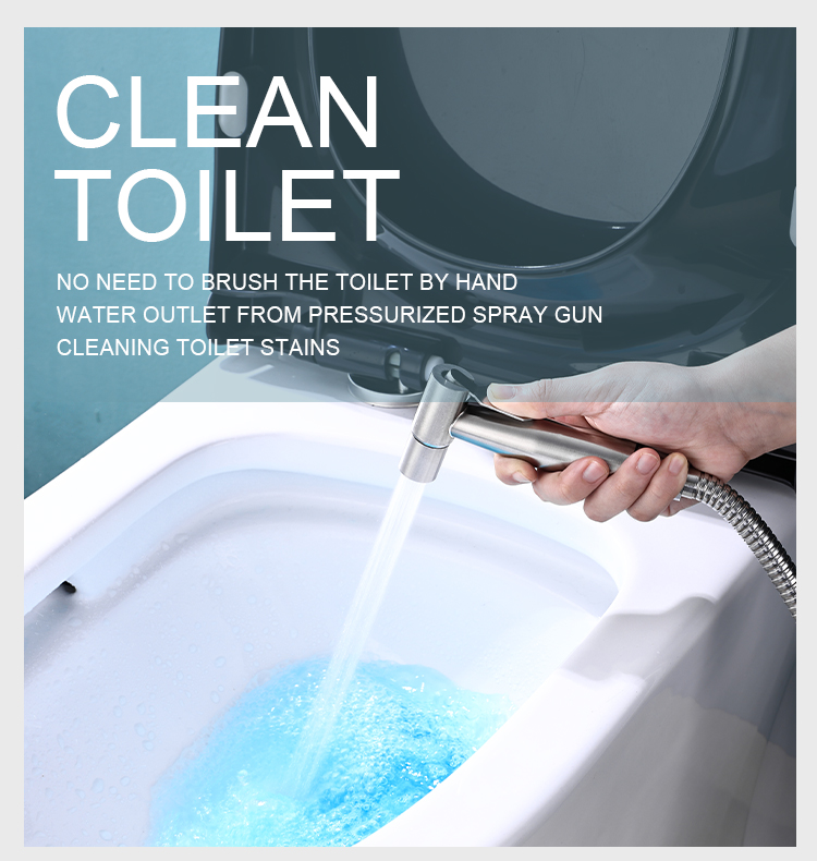 High pressure Bidet spray set hand bidet two way tap faucet bathroom ...