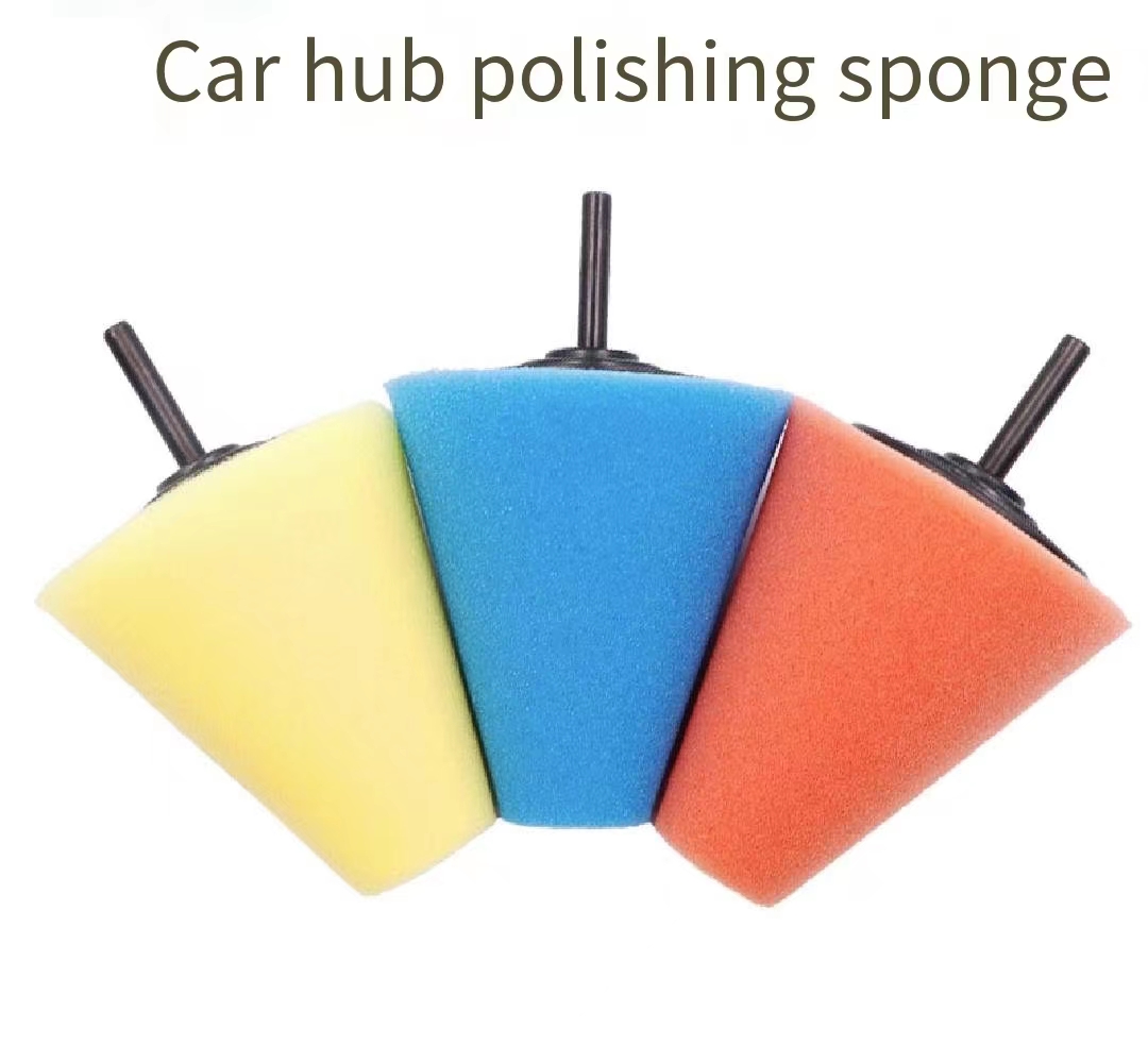 Conical Sponge Buffing Polishing Cone for Automotive Car Tire Hub Care ...