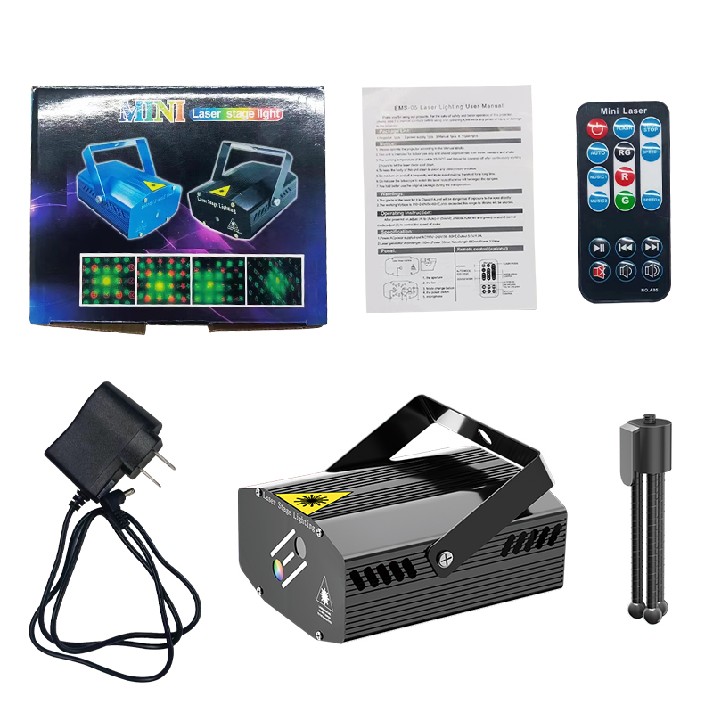 32 pattern mini-party laser projector light DJ Disco Strobe power ...