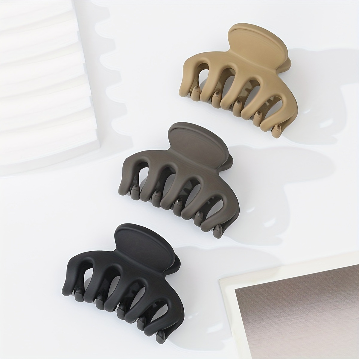 3pcs Small Matte Matte Hair Clip Girl Mini Cute Colorful Hair Clip ...