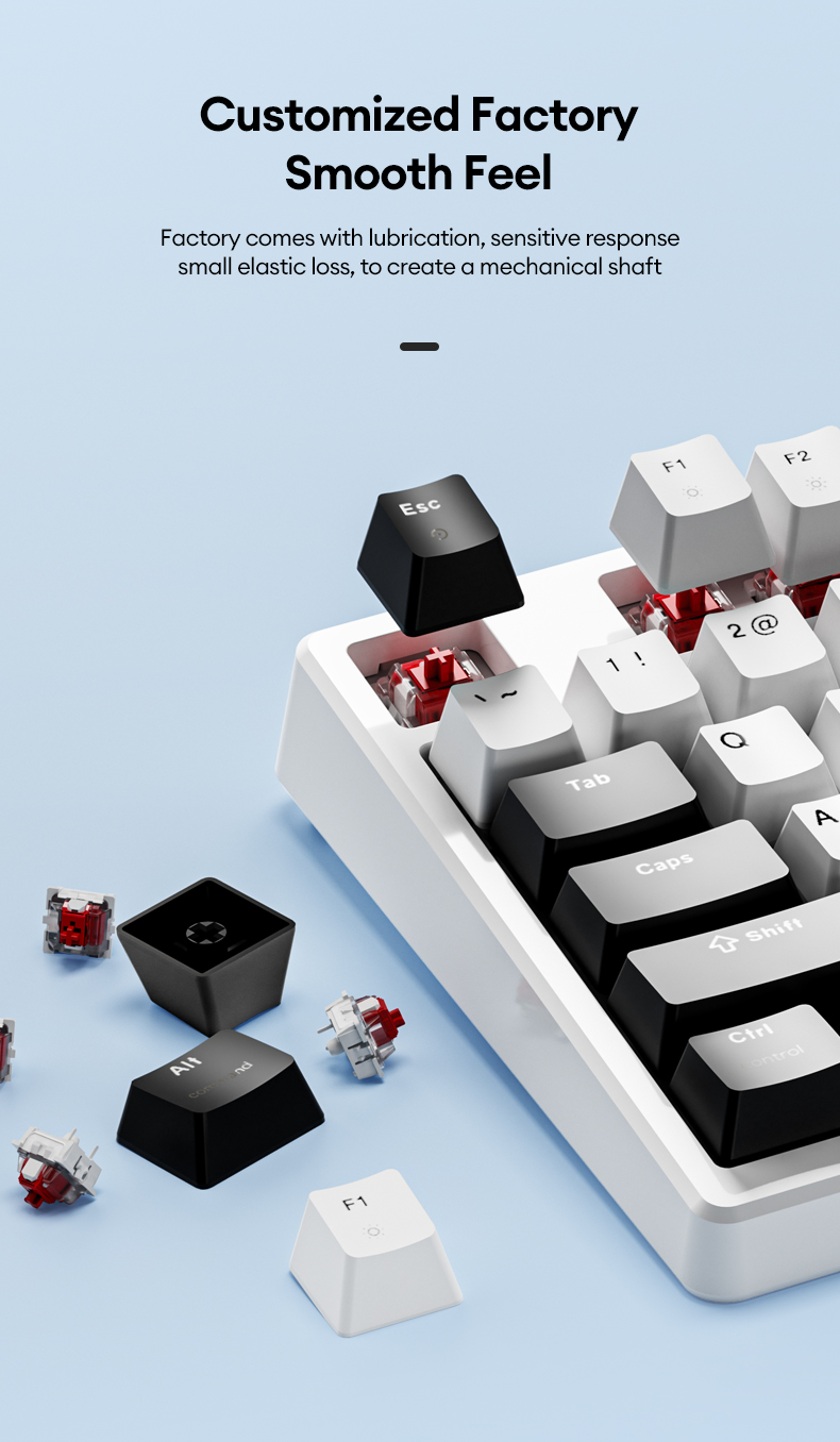 Monster K2S Gaming Mechanical Keyboard Smart Compatible USB Stable ...