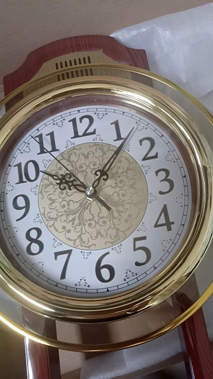 Pendulum Clock European Retro Swing Wall Clock Living Room Simple ...