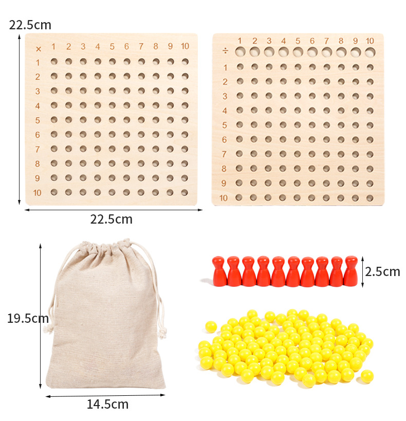 Montessori Multiplication and Division Board Montessori Math Toys ...