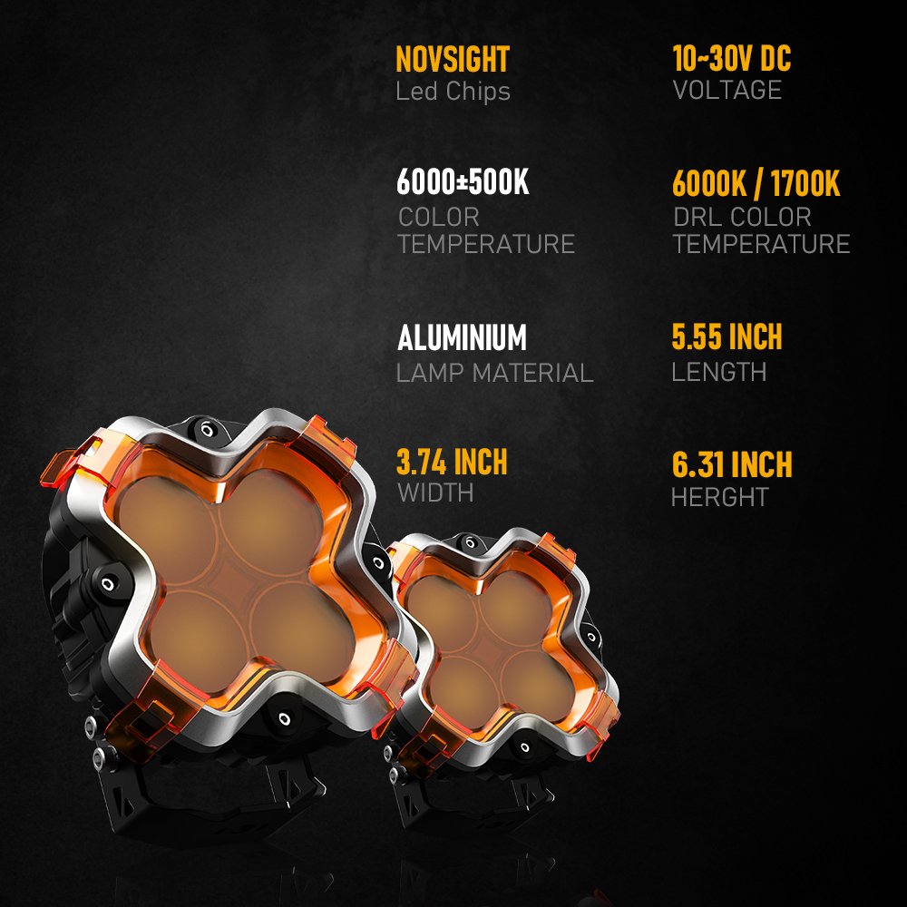 Novsight New Product All Weather HALO Series 6 Inch LED Light Strip DRL ...