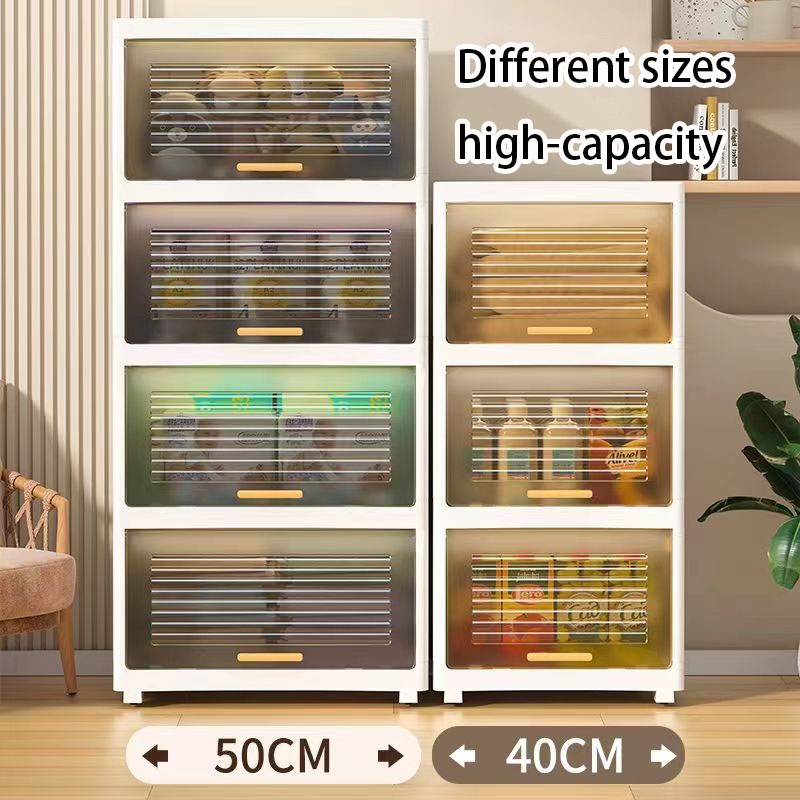 POP Storage Cabinet With Wheels Large Capacity Save Space Kitchen ...