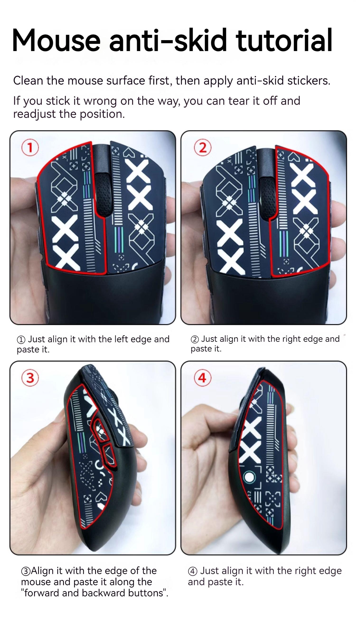 Non slip sticker Darmoshark M3,M3 Pro,M3s,M3s Pro Mouse Decorative ...