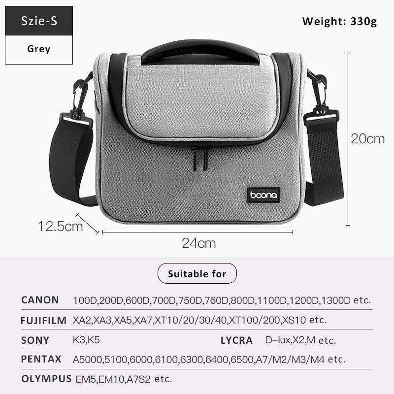 Digital DSLR Camera Bag Lens Photography Storage Bag Shoulder Bag Micro ...