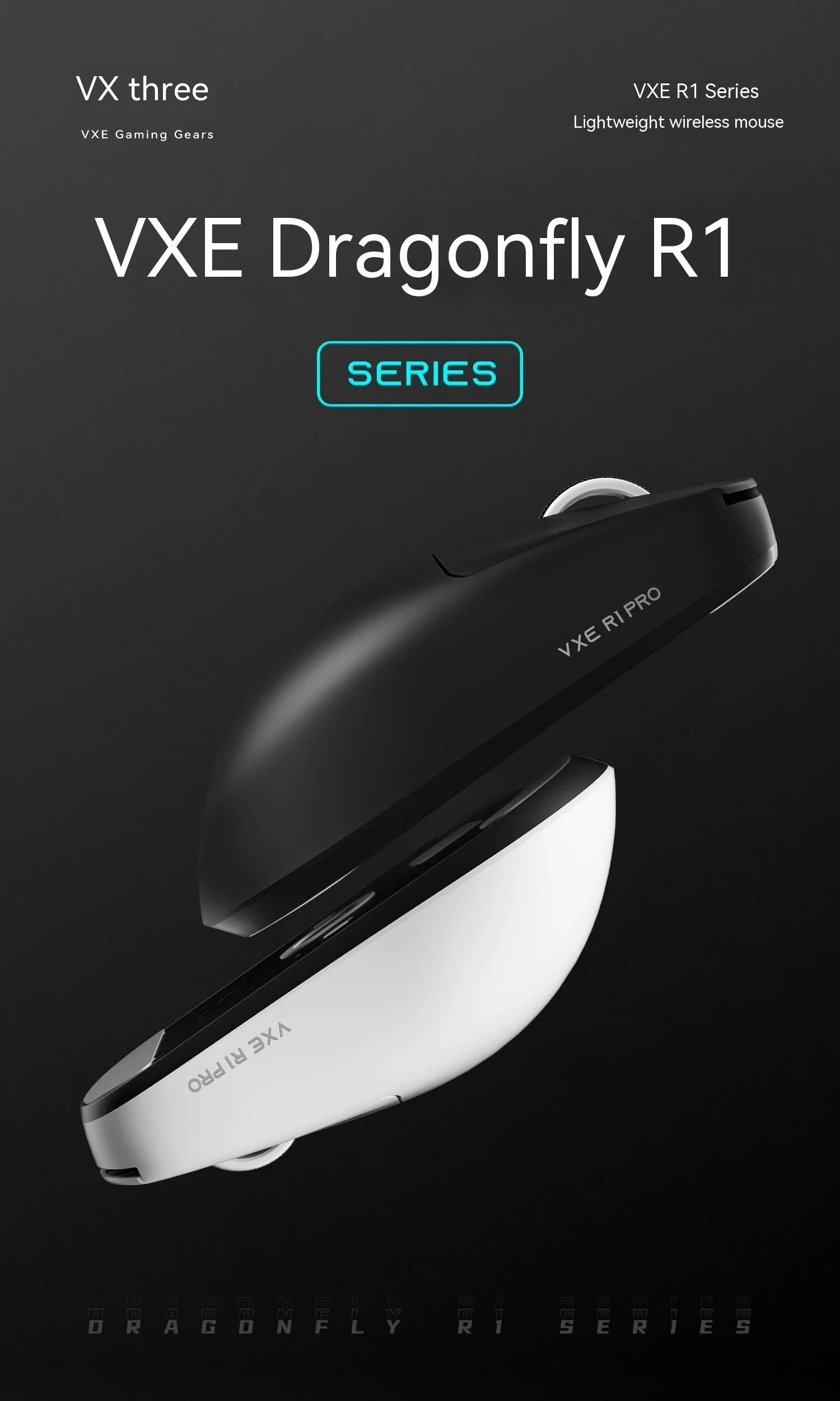 Vgn Vxe Dragonfly R1 Mouse/ 4K receiver Wireless R1 Se Pro Max Game mouse Paw3395 Lightweight ...