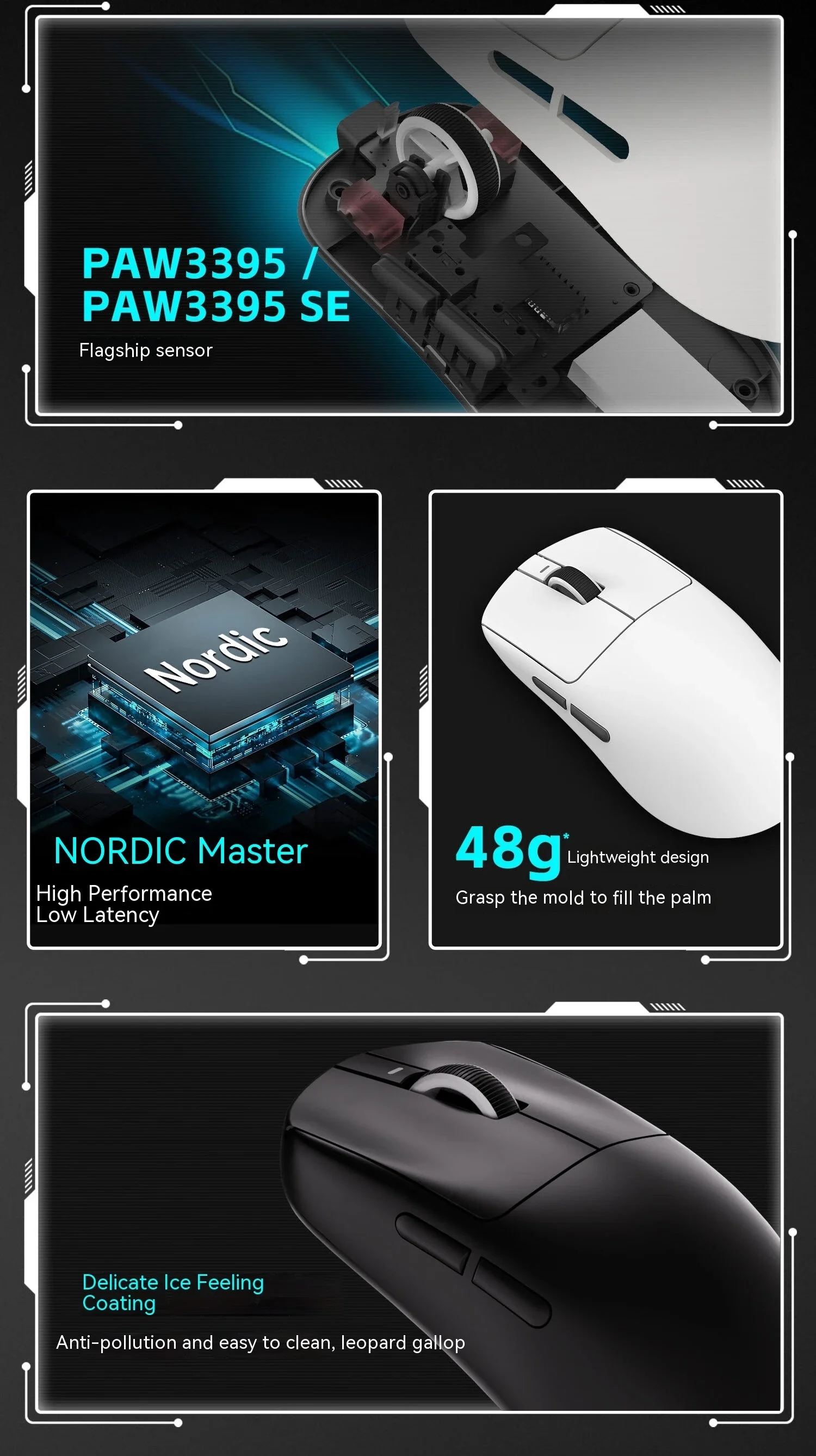 Vgn Vxe Dragonfly R1 Mouse/ 4K receiver Wireless R1 Se Pro Max Game ...