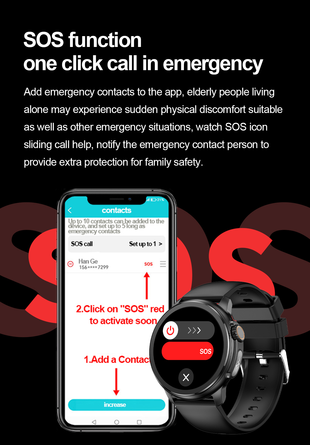 2024 New AMOLED ECG Blood Sugar Smart Watch Men's Bluetooth Call ...