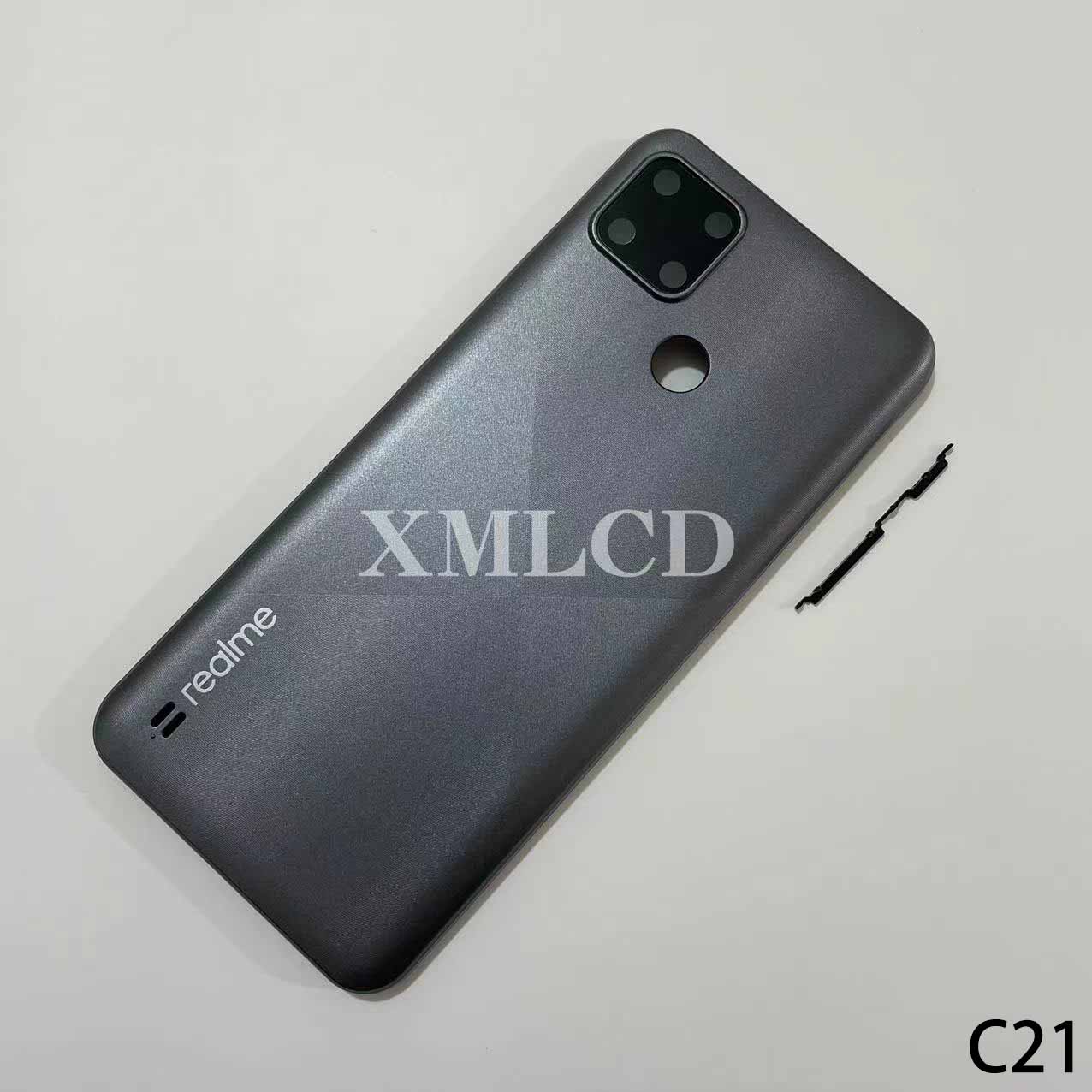 For Realme C21 RMX3201 Back Battery Cover C20 RMX3063 Panel Housing ...
