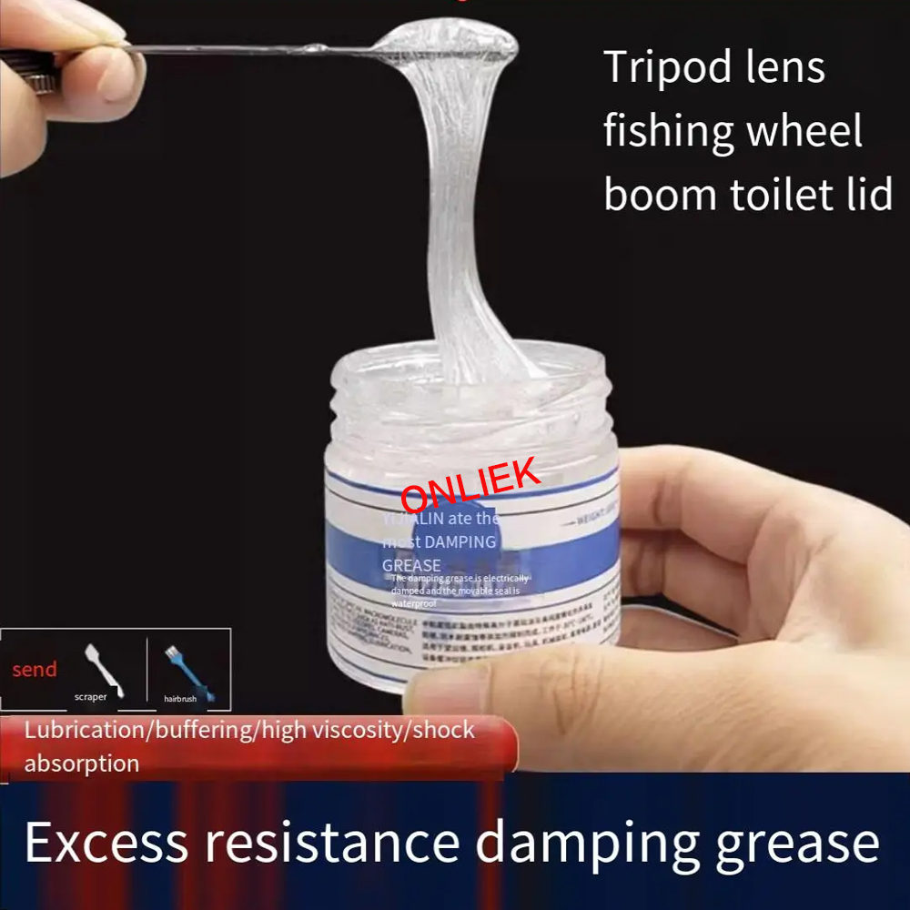 100g Damping grease lens tripod pan head washing machine boom grease damping resistance oil ...