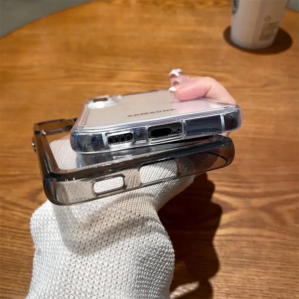 Luxury Transparent Shockproof Case for Samsung S24 S23 S22 S21 FE Plus ...