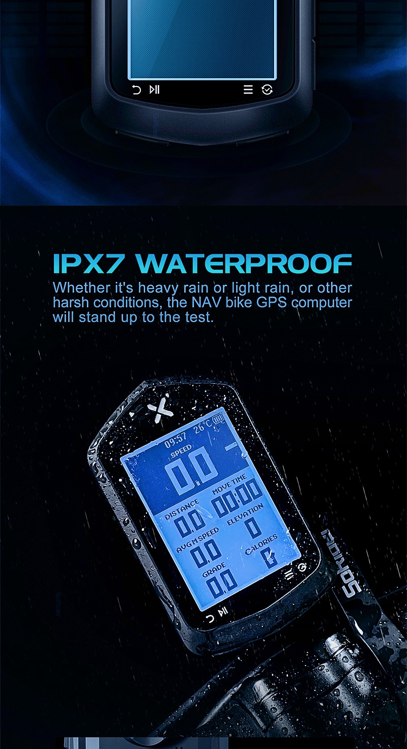 XOSS NAV Plus NAV+ NAV2 Bike Computer GPS Bicycle Riding Cycling Map ...