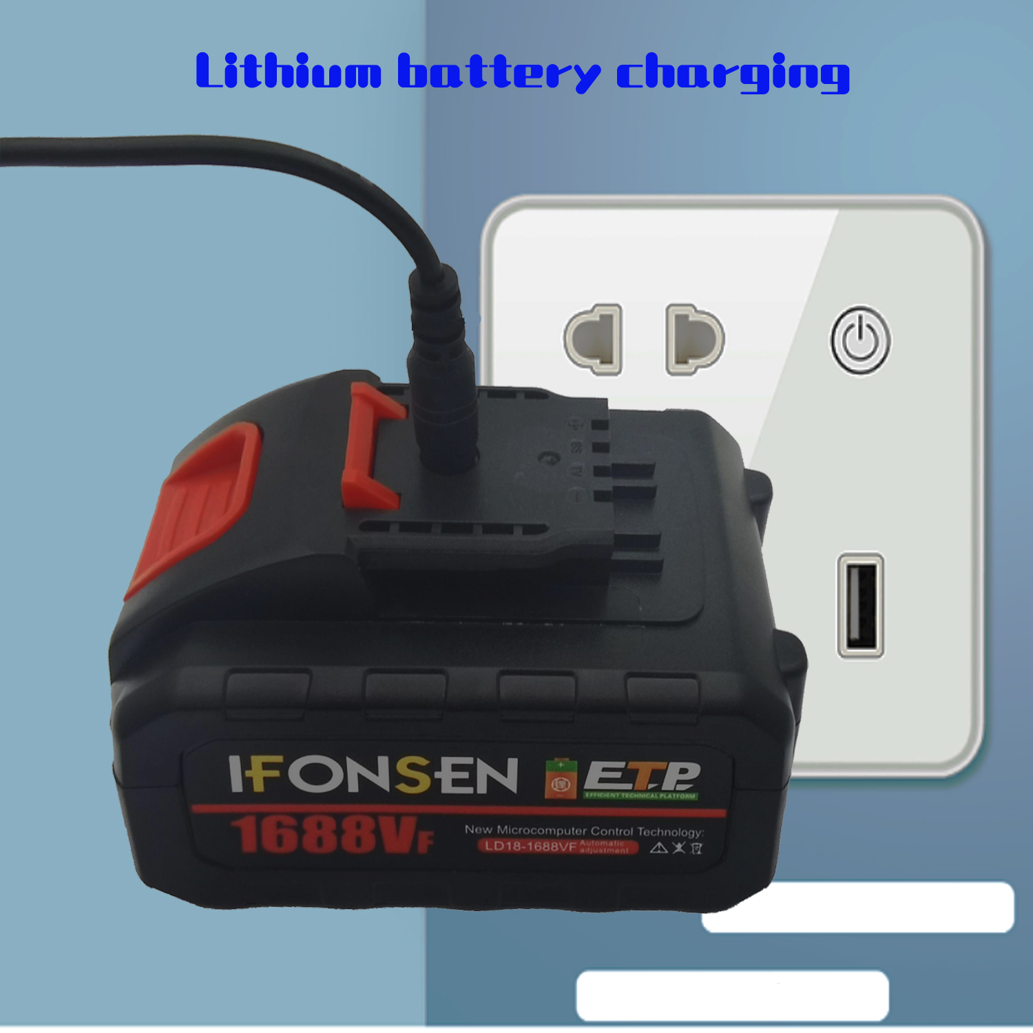 16.8v / 18v / 21v Drill Charger 3pin Power Supply Adapter Battery ...