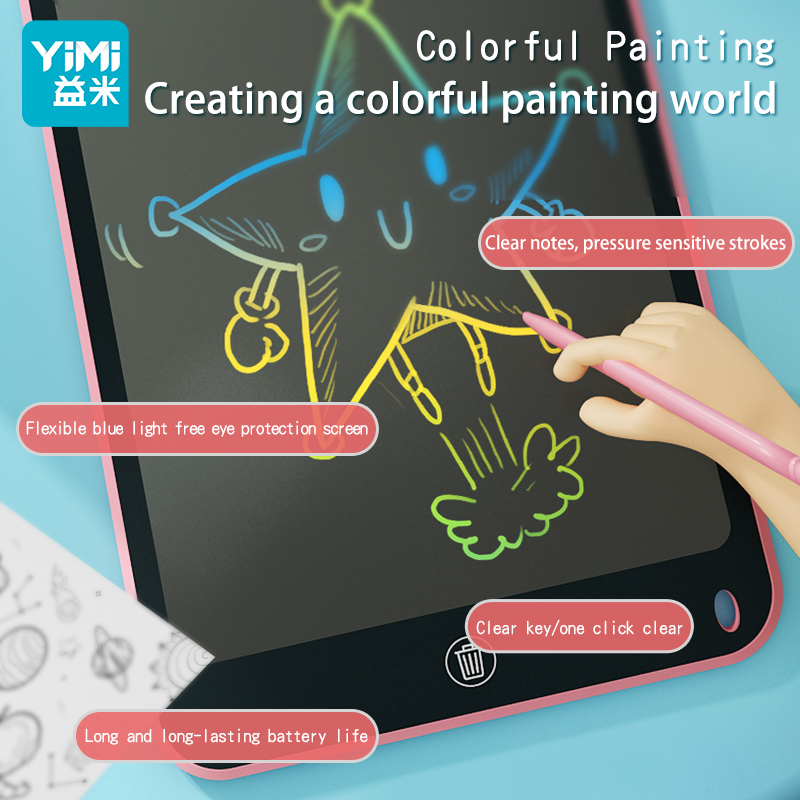 Yimi Children's Drawing Board LCD Handwriting Board Small Blackboard ...