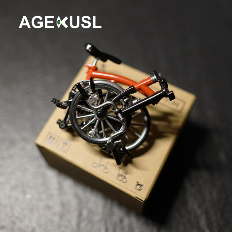 Union Jack Bicycle Ornaments DIY Building Blocks Plastic Toy Figures ...