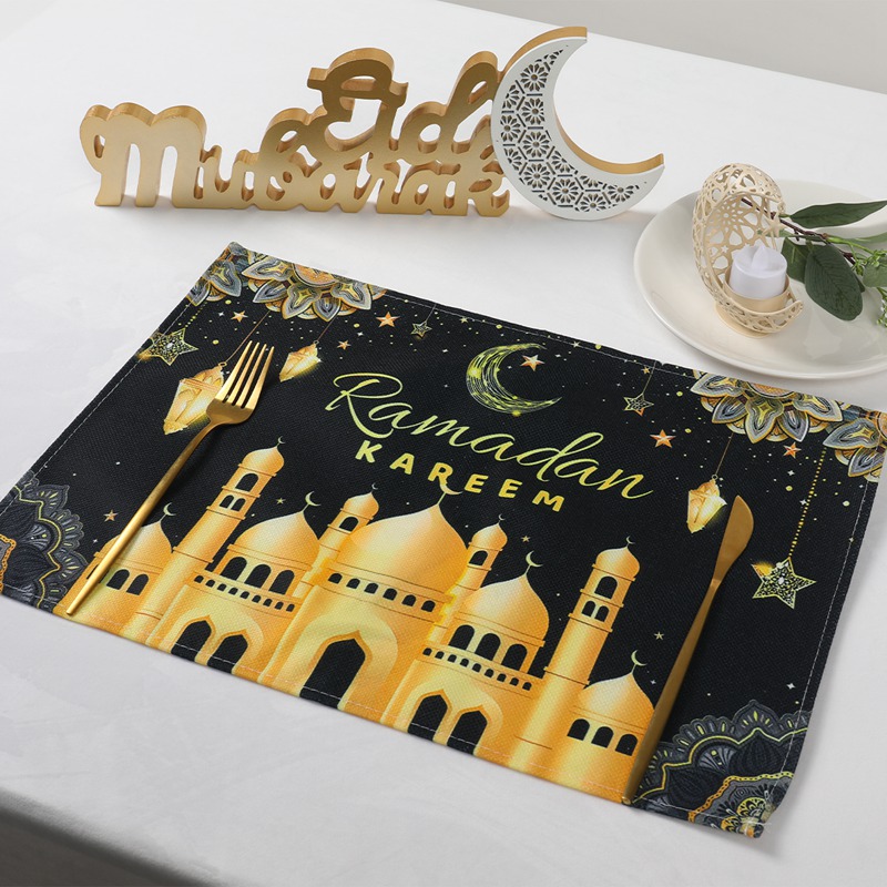 30*45cm Eid Mubarak Meal mat Ramadan MUBARAK Placemat Sophistiplate ...