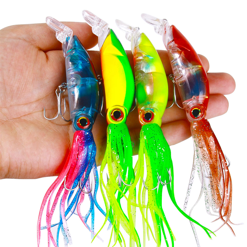 HENGJIA 16.6g/10cm Umpan Pancing Sotong Squid Jig High Carbon Steel ...