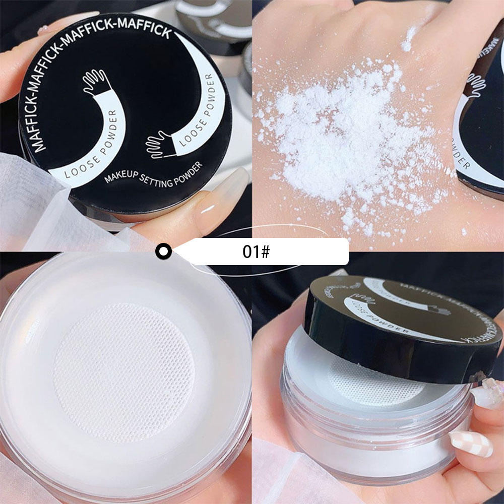 Maffick Soft Fixing Makeup Loose Powder Oil Control Long-Lasting Loose ...