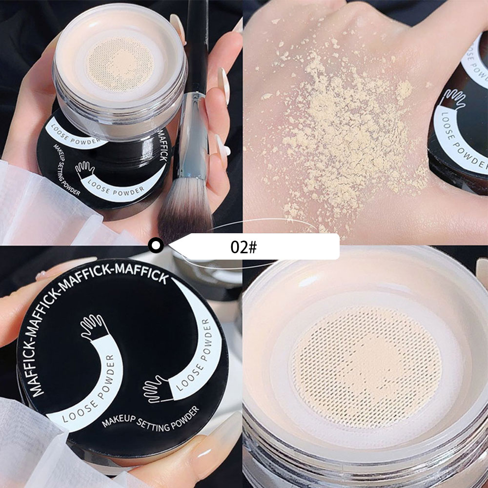 Maffick Soft Fixing Makeup Loose Powder Oil Control Long-Lasting Loose ...